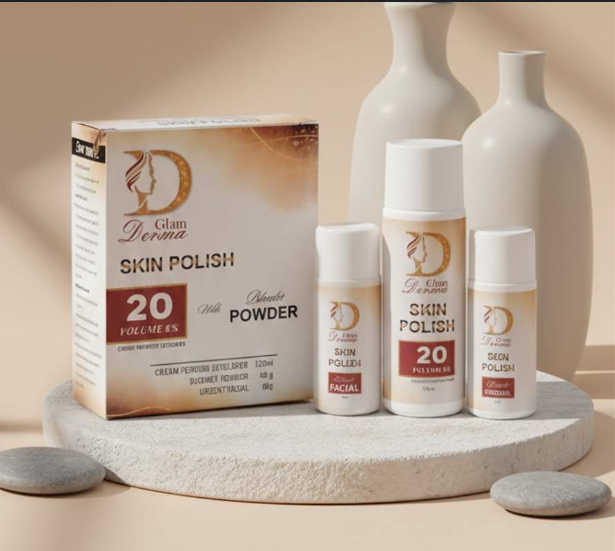 Derma Glam Skin Polish with Blonder Powder – Derma Glam